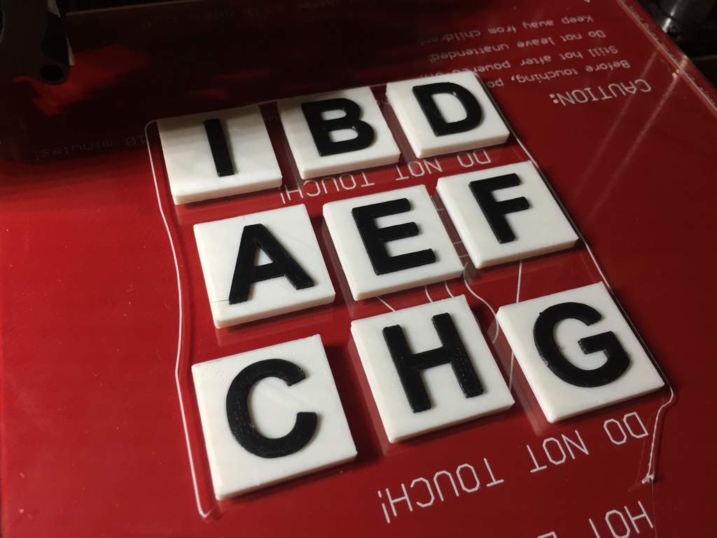 Alphabet squares by Grandaspanna | Download free STL model | Printables.com