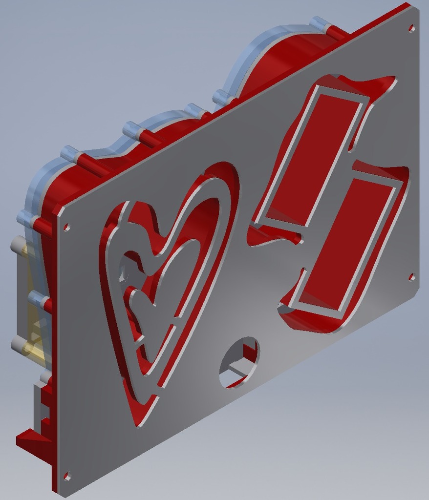 Illuminated Heart Picture Frame by Xylen.C4 | Download free STL model ...