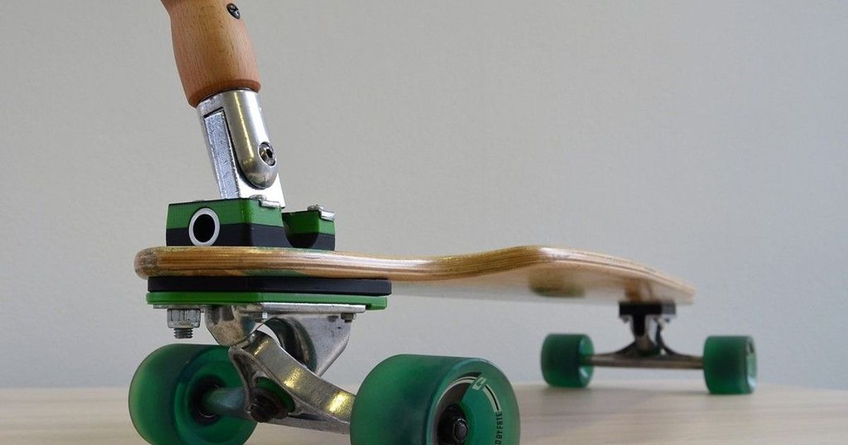 Longboard Steering Stick System by Andreas G | Download free STL model ...