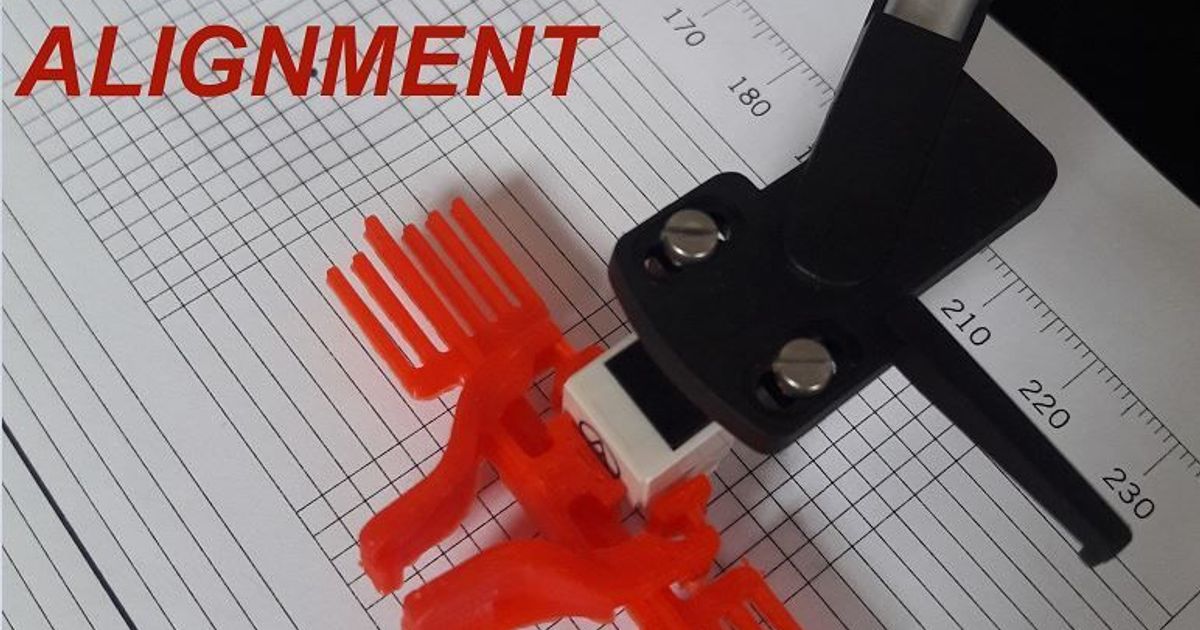 Turntable Cartridge(Pickup) Universal Alignment Tool by Andreas G ...