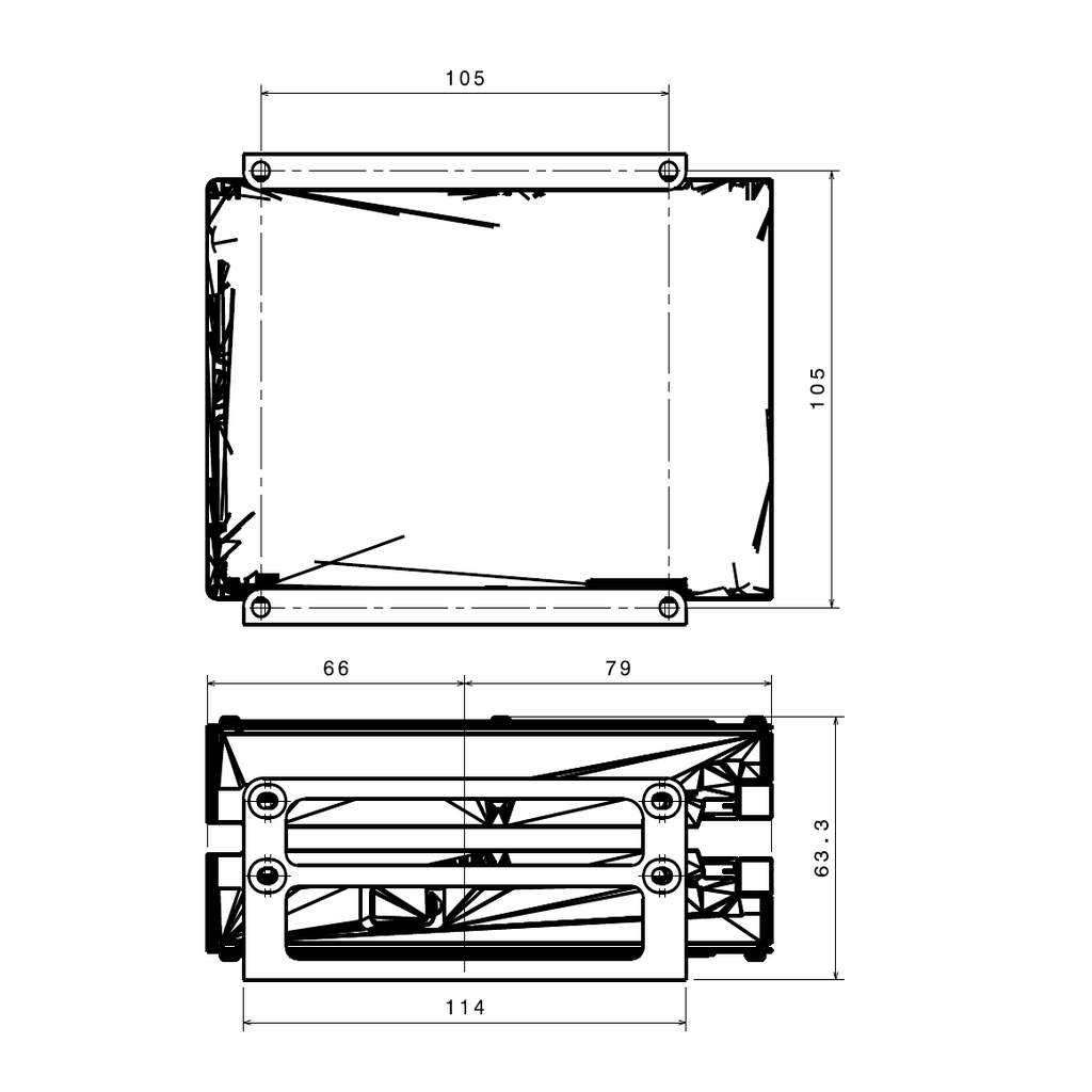 3.5" RAID HDD mounts for fan 120mm hole pattern by Andreas G | Download ...