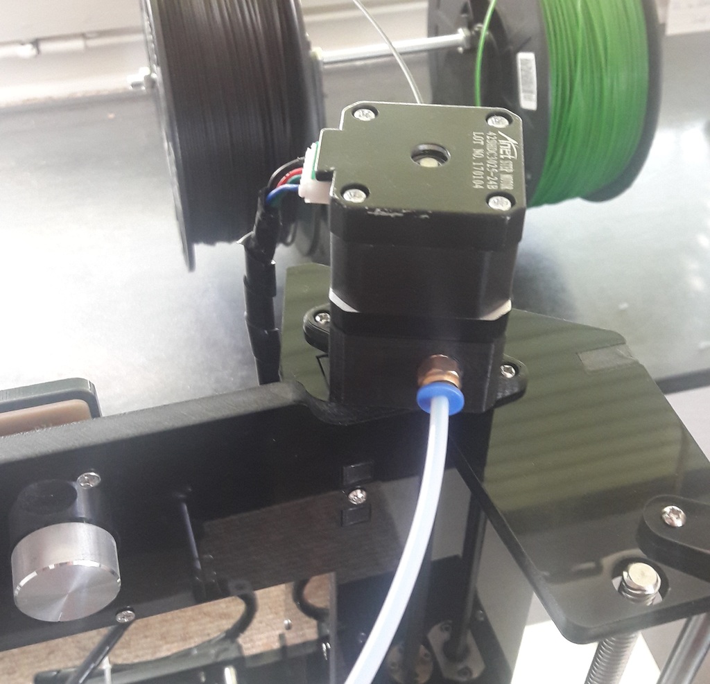 Anet A6/A8 Bowden Extruder Motor Mount Upside-Down (no drilling) by ...