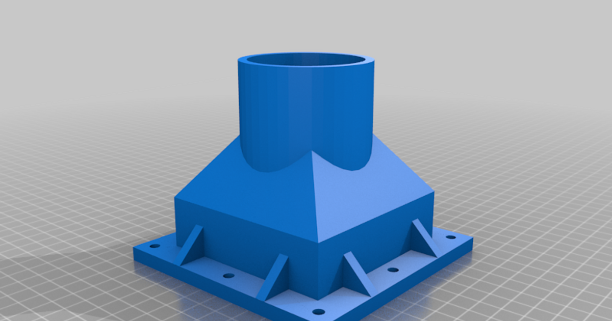 Laser Window Vent for 2.5 inch hose and 80mm fan by WantItPrintIt ...