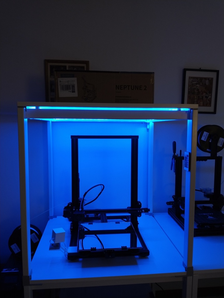 Enclosure LED Light Strip Cove by WantItPrintIt | Download free STL ...