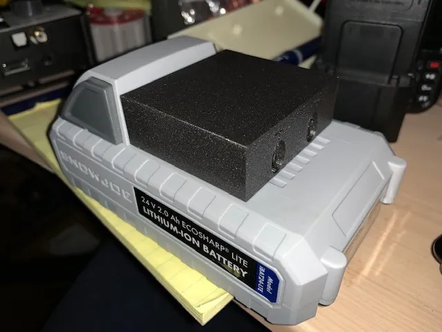 Snowjoe 24v battery adapter by Ctowns5 | Download free STL model ...