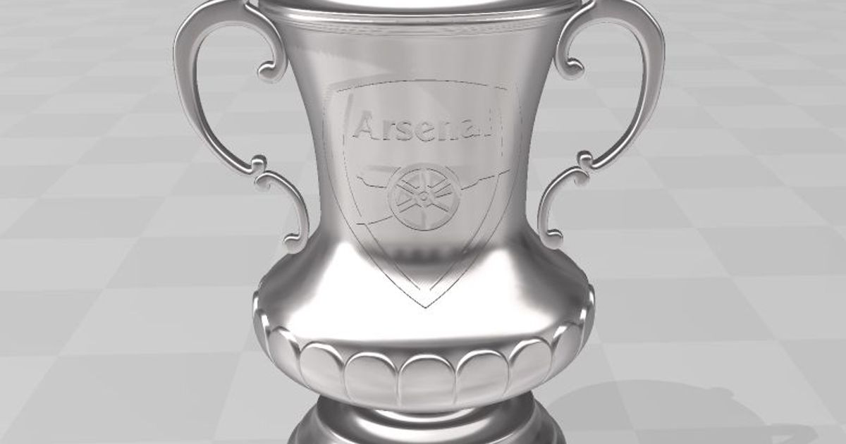 FA cup Arsenal by Tub | Download free STL model | Printables.com