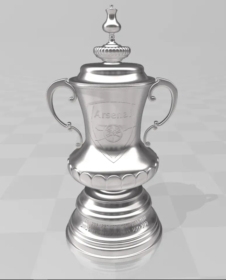 FA cup Arsenal by Tub | Download free STL model | Printables.com