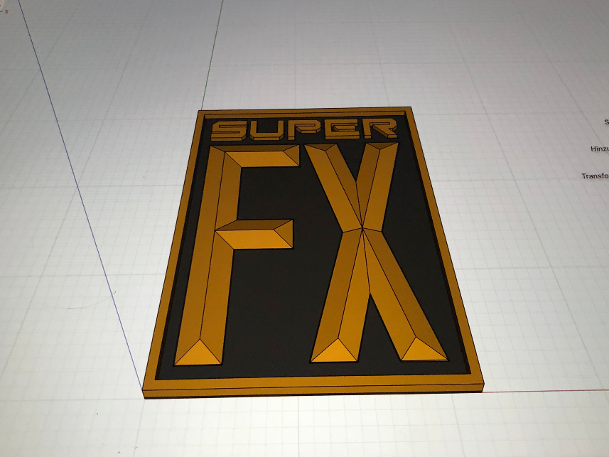 Super Nintendo - Super FX Logo by CallXYZ | Download free STL model ...