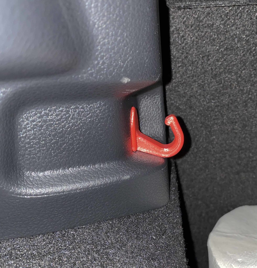 VW Golf MK7 Rear Trunk Cargo Hook by EK_3D | Download free STL model ...