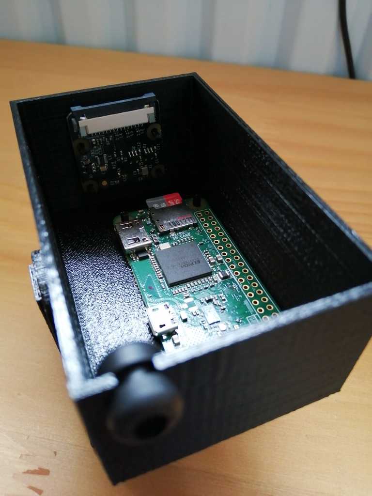 Pi Zero camera enclosure by Meganoodle | Download free STL model ...