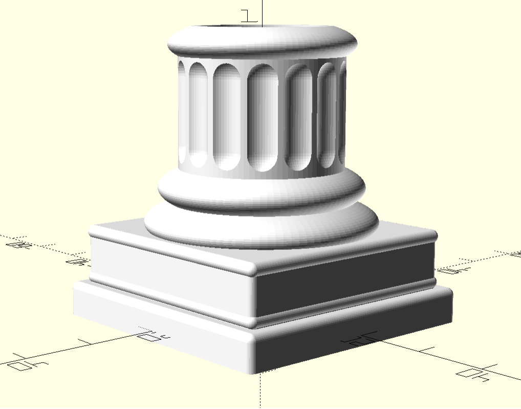 Model Pillar base and Top by Meganoodle | Download free STL model ...