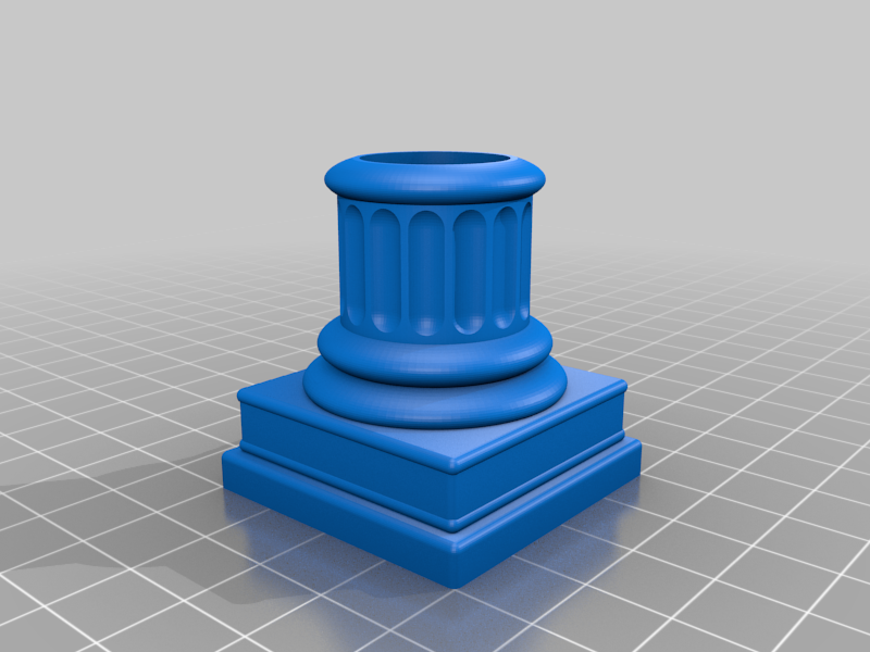Model Pillar base and Top by Meganoodle | Download free STL model ...