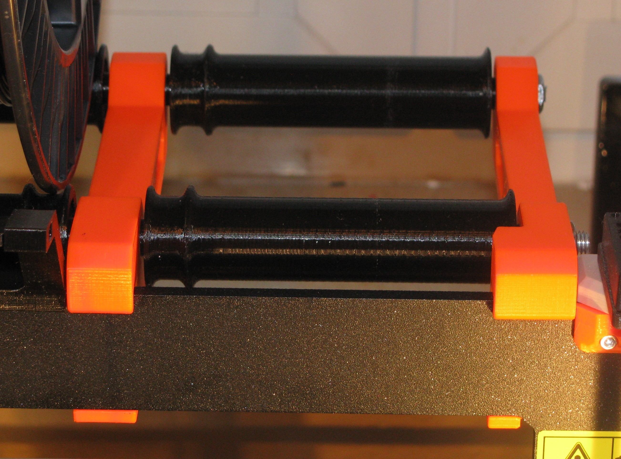 Prusa Doppel Filament Spulenhalter / Double Filament Spool Holder by ...