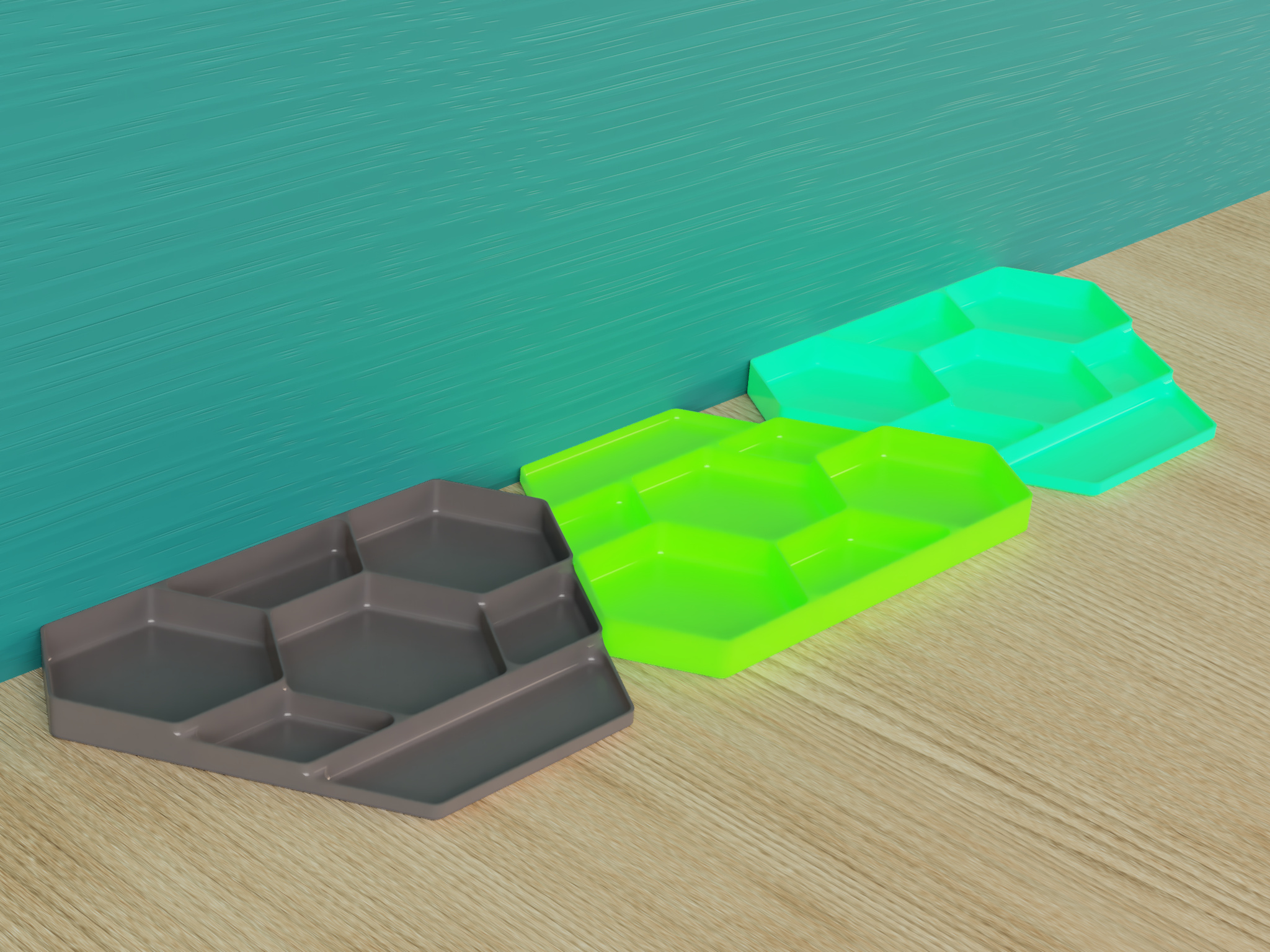 Hex Parts Tray par Squirrelbrain | Téléchargez gratuitement un modèle ...