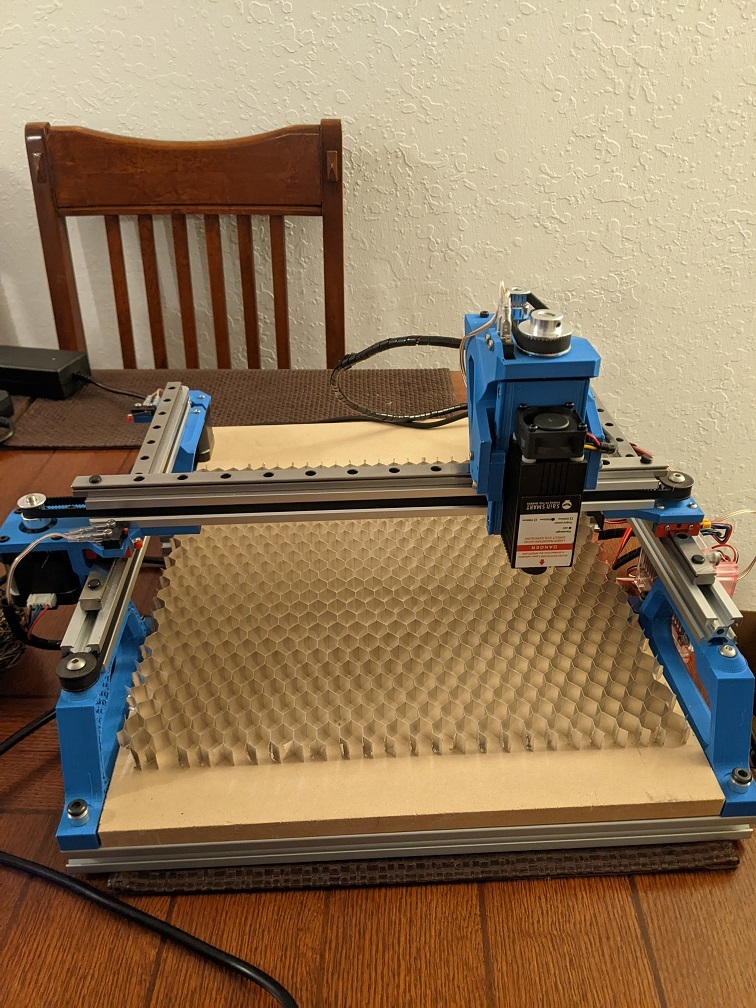 Lil' Blue - The Desktop CNC Laser by Dad's Friendly Robot Co ...