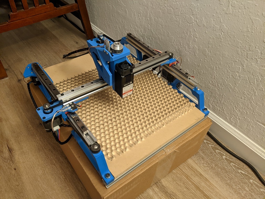 Lil' Blue - The Desktop CNC Laser by Dad's Friendly Robot Co ...