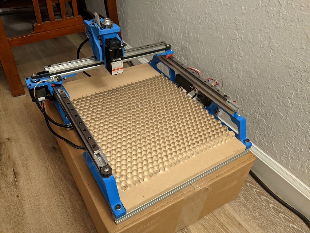 Lil' Blue - The Desktop CNC Laser by Dad's Friendly Robot Co ...