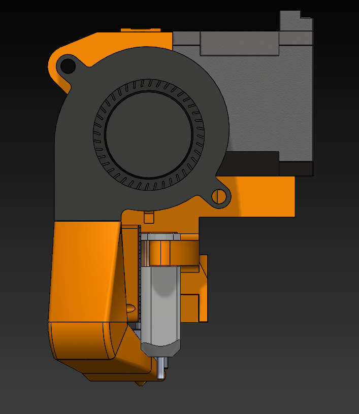 E3D V6 hotend with BLTouch for Linear guide and 2020 Extrusion by Dad's ...