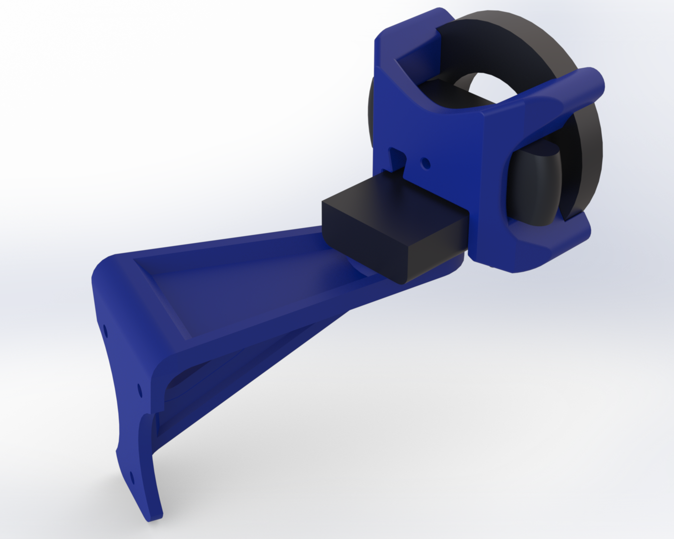 Logitech c922/pro webcam wall mount with 90mm ring light and diffuser ...