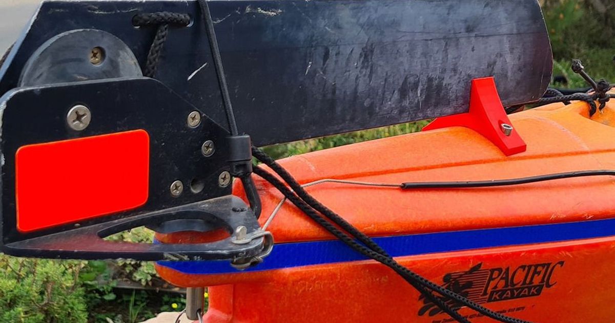 Rudder Holder for Kayak (Breeze by Current Designs) by PanterA ...