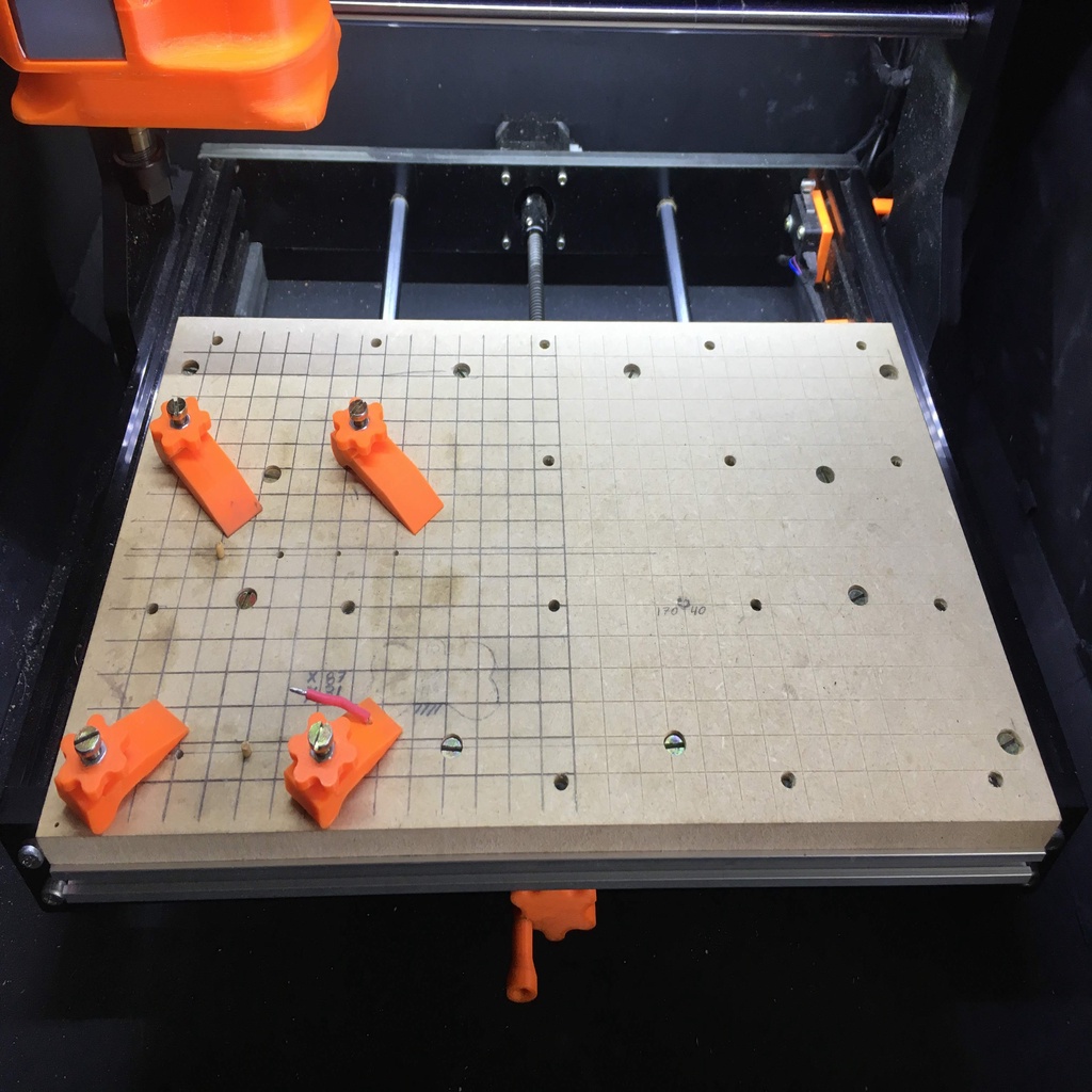 CNC 3018 Pro - Wasteboard & Clamps by SkyTakes | Download free STL ...