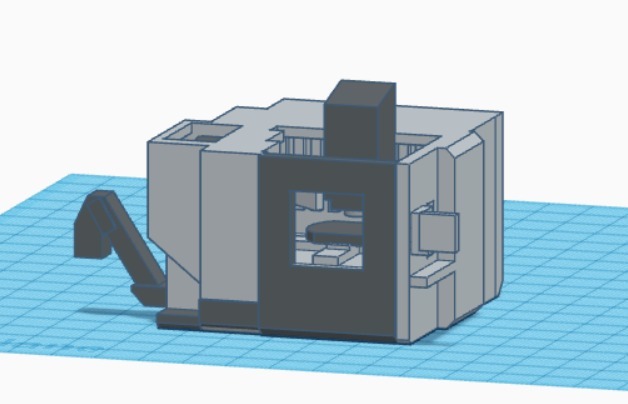 Haas CNC Mill Model by GPTia | Download free STL model | Printables.com