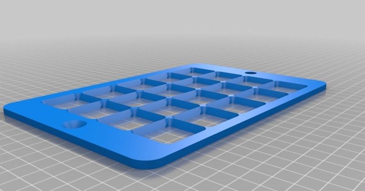 My Customized , 3D Printable Keyguard for Grid-based, Free-form, and ...