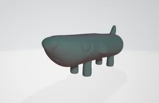 Dog Man statue by J-F Tranquille | Download free STL model | Printables.com