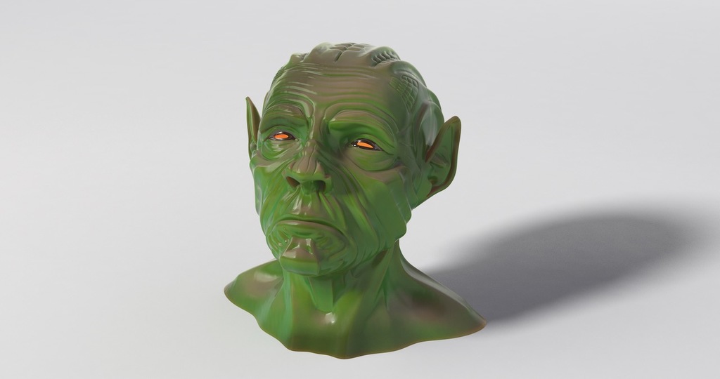 Alien Head by SteedMaker | Download free STL model | Printables.com