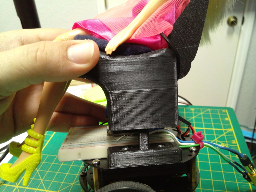 Power Chair for Adafruit Robot Kit (Barbie Sized) by ATMakers ...