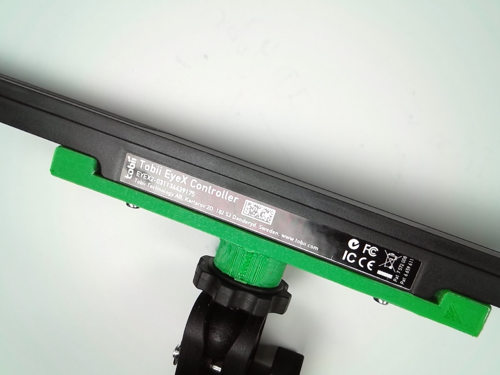 Camera Mount for Tobii EyeX Eye Gaze Device by ATMakers | Download free ...