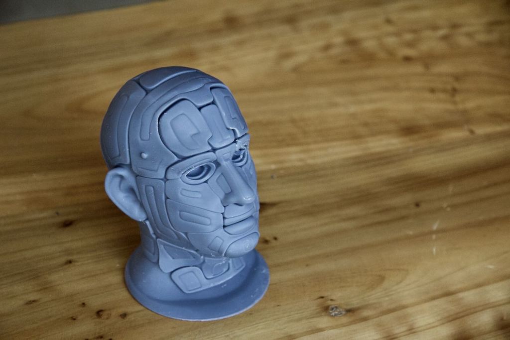 Cyborg Head von SteedMaker | Kostenloses STL-Modell herunterladen ...