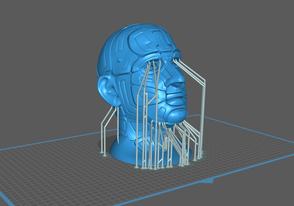 Cyborg Head von SteedMaker | Kostenloses STL-Modell herunterladen ...