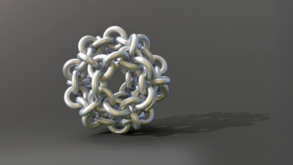 Spherical Chainlink Knot by SteedMaker | Download free STL model ...