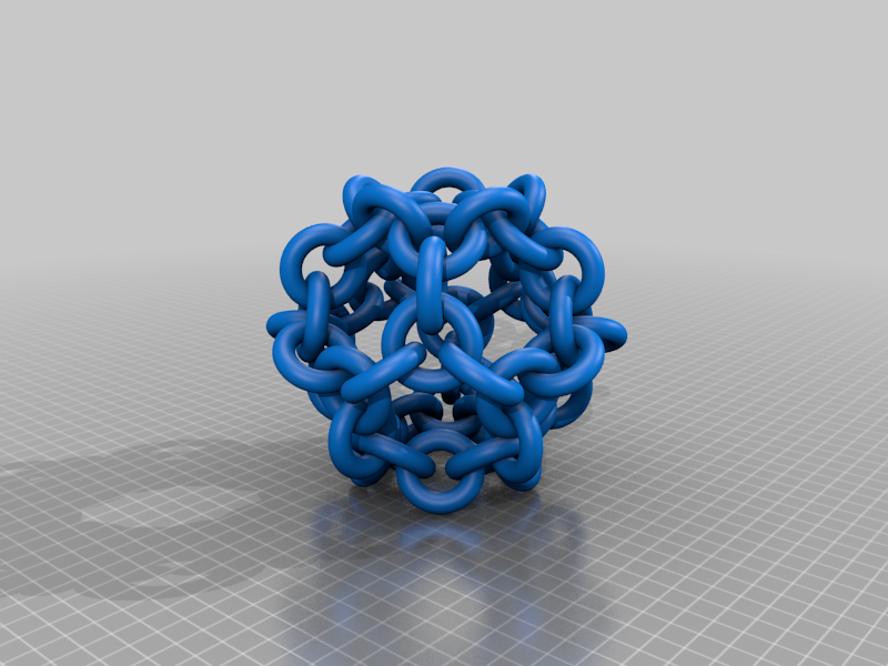 Spherical Chainlink Knot by SteedMaker | Download free STL model ...