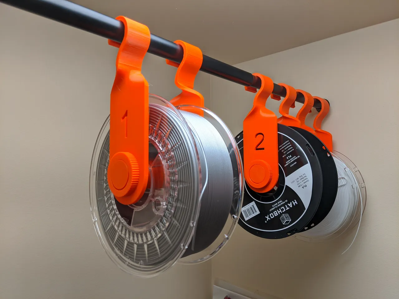 Filament hanger by Yao | Download free STL model | Printables.com