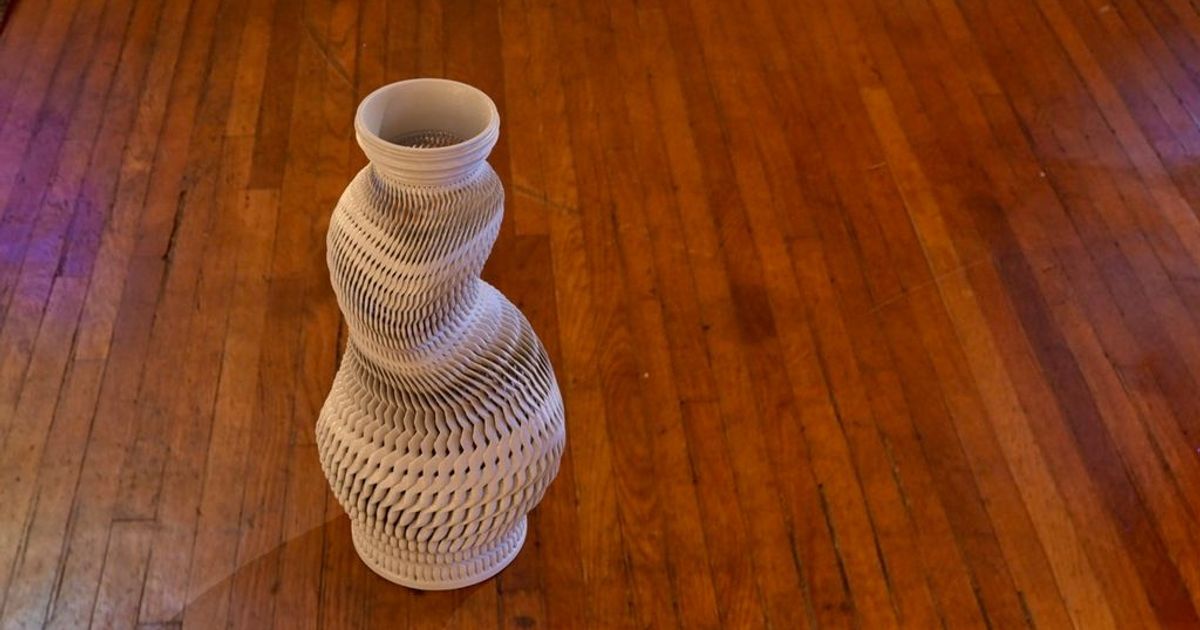 Spiral Complex Vase by SteedMaker | Download free STL model ...