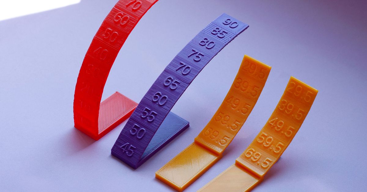 Parametric overhang test by Xavier Faraudo | Download free STL model ...