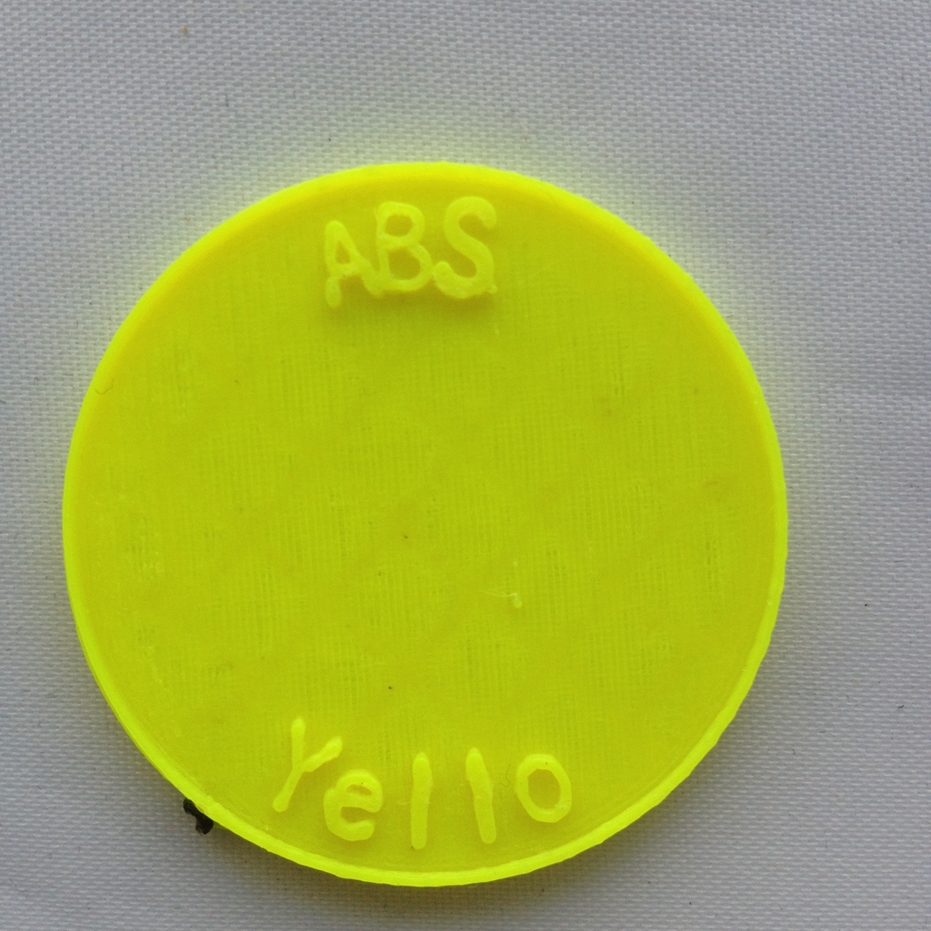 Filament & meer ABS color samples by JonnieZ | Download free STL model ...