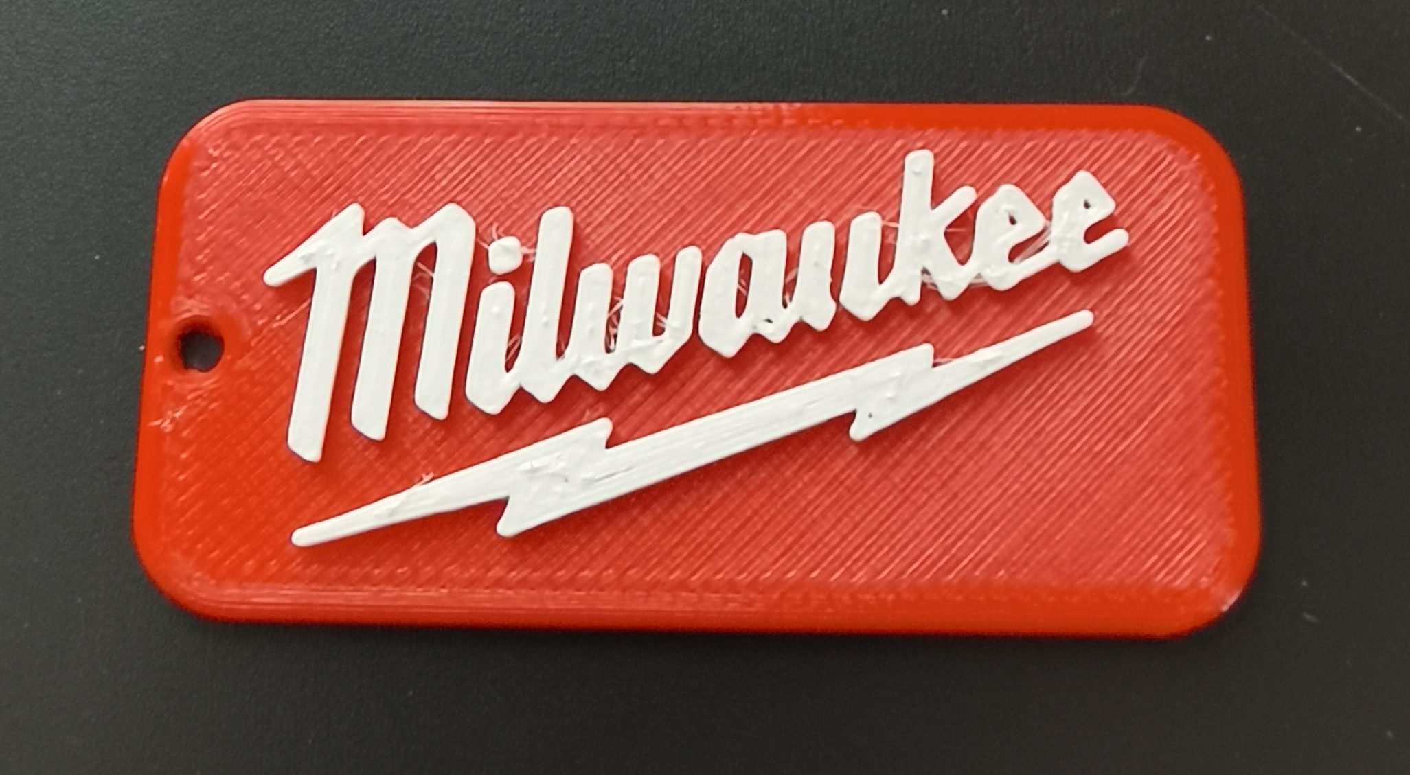Milwaukee_keychain by dury4x4 | Download free STL model | Printables.com