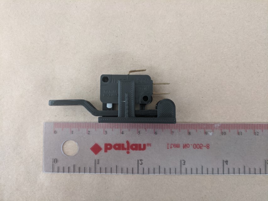 Microswitch to leaf switch adapter by CamS | Download free STL model ...