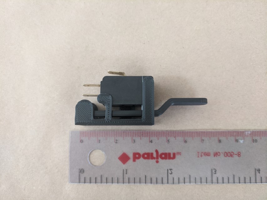Microswitch to leaf switch adapter by CamS | Download free STL model ...