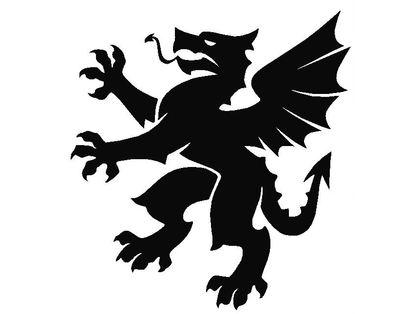 Heraldic Dragon - printed drawing by planetar | Download free STL model ...