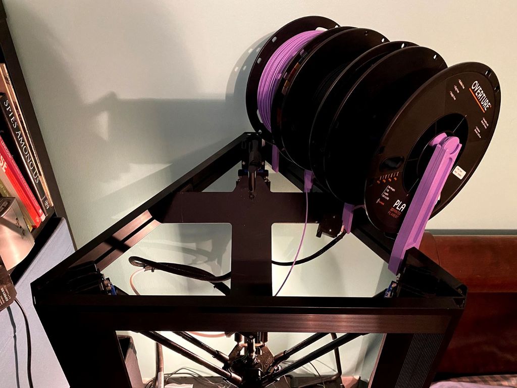 Monoprice Delta Pro Multi-Spool Holder von JoshB | Kostenloses STL ...