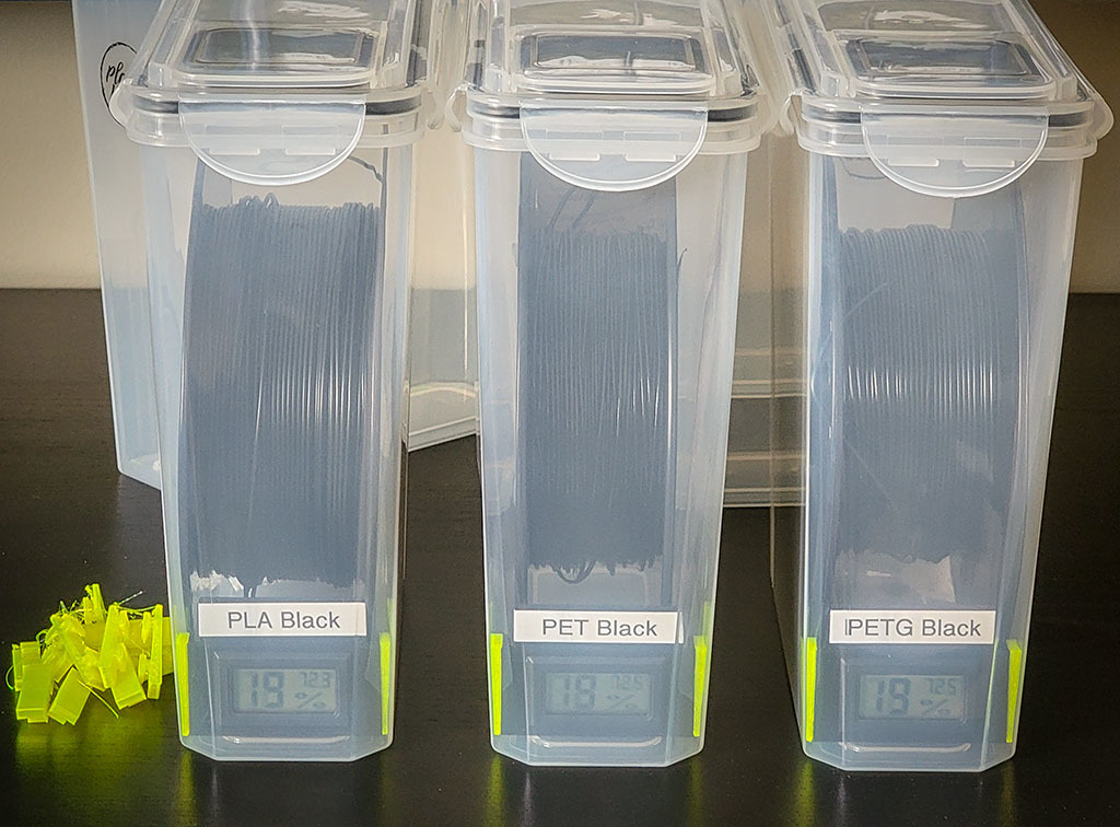 Hygrometer Holder for filament cereal box containers by The Redcoat ...