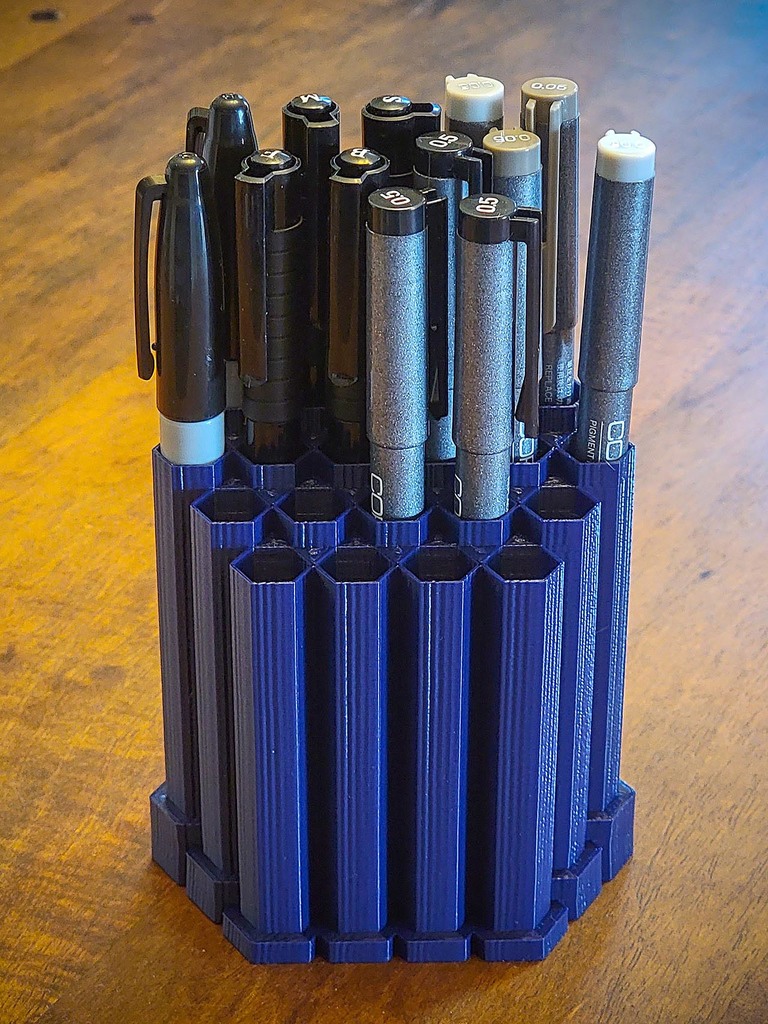 Hex Copic Marker Pen Holder by The Redcoat | Download free STL model ...