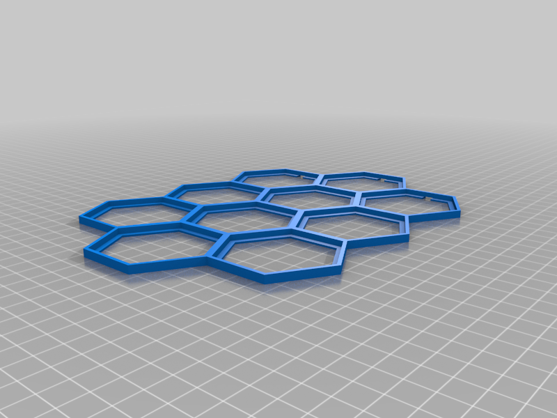 Hex infill and surface sample holder wall art von The Redcoat ...
