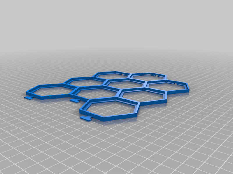 Hex infill and surface sample holder wall art von The Redcoat ...
