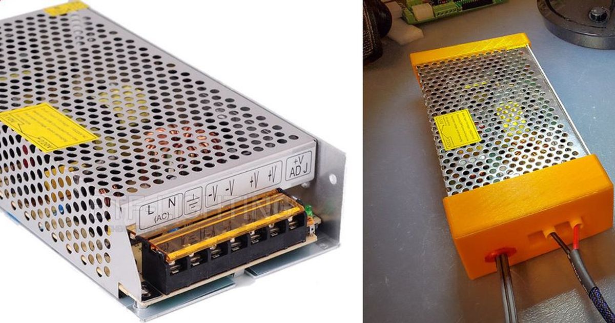 Power Caps for 110v/220v AC to 12v DC PSU by The Redcoat | Download ...