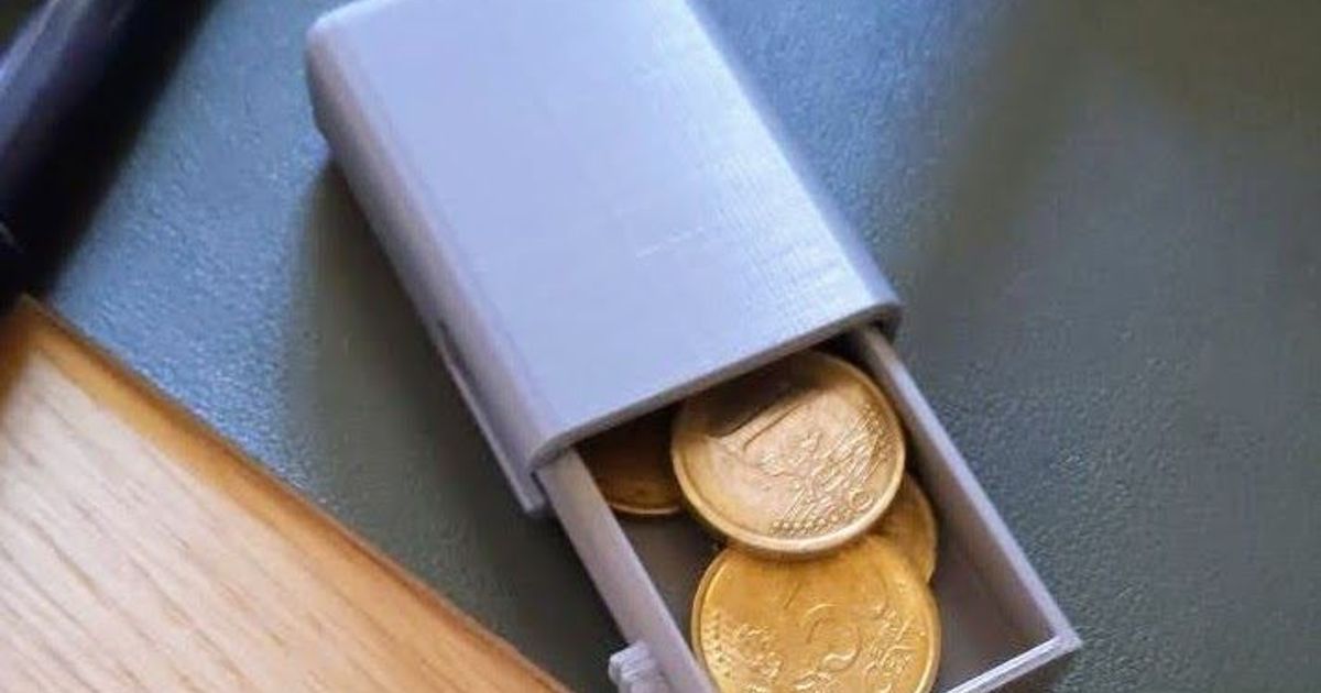 Coin/Small-object Wallet by coltale | Download free STL model ...